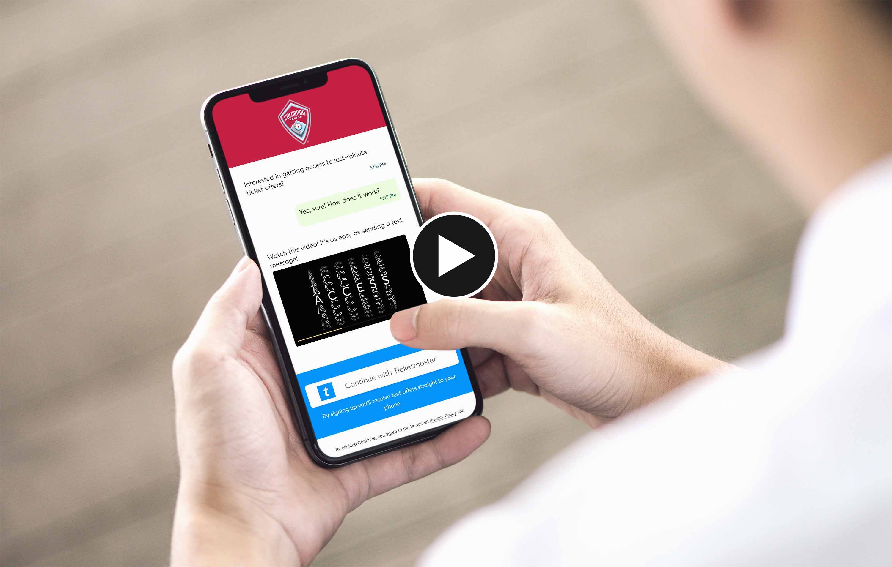 Sign up with your mobile phone number and we’ll text you when tickets ...